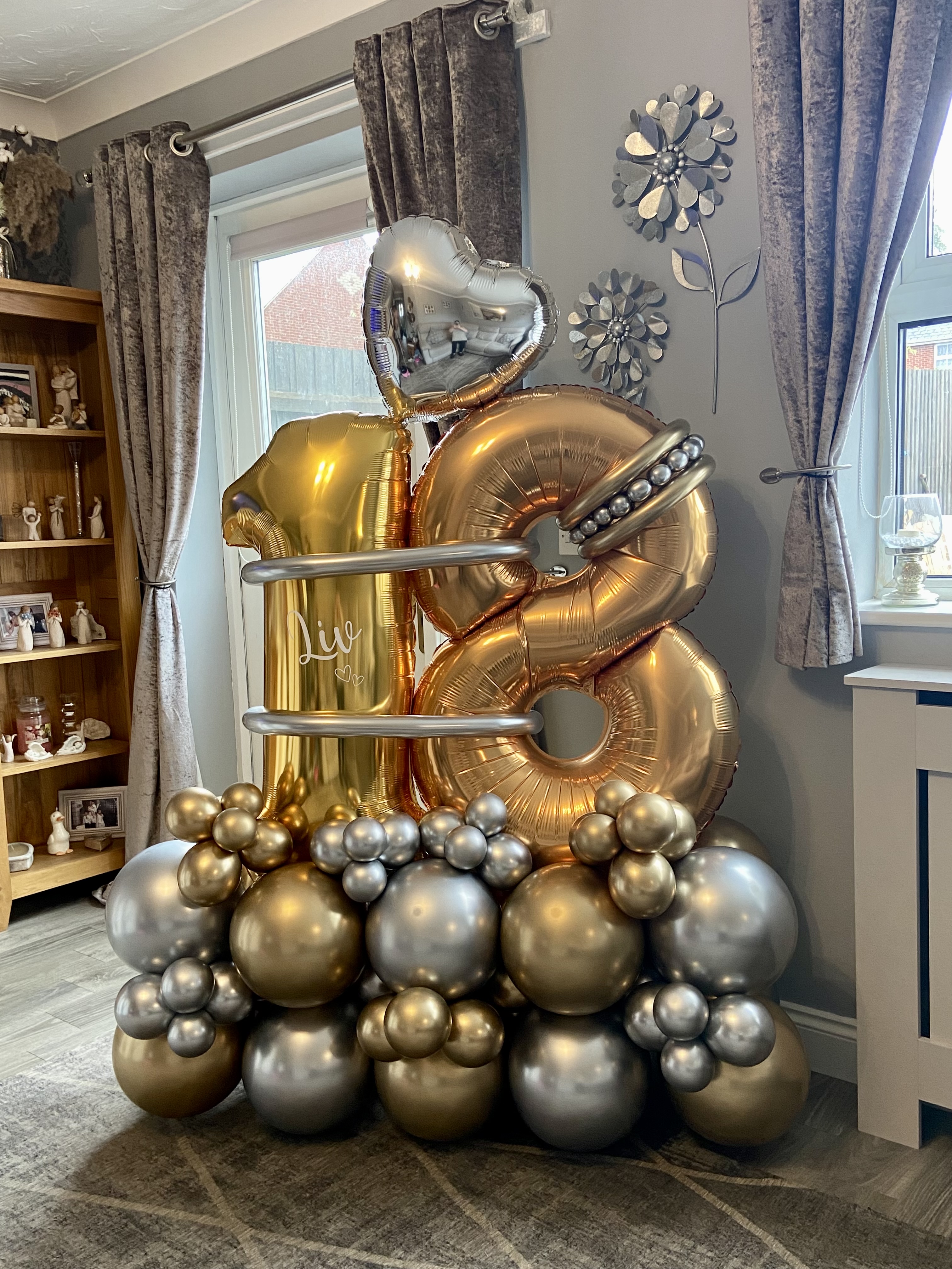 Double Number Display (Extra Large) - Hire, Balloon Displays, Bouncy ...