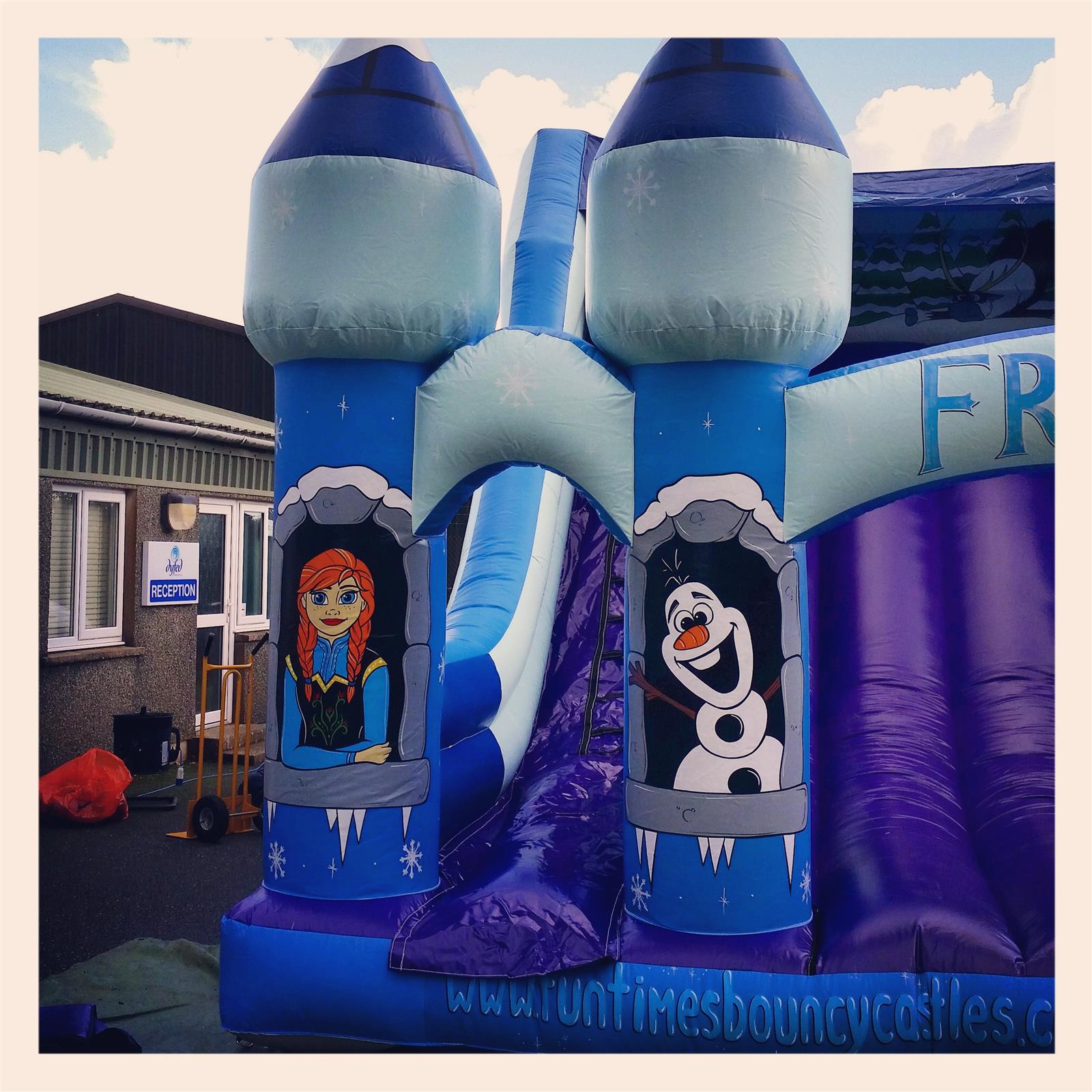 Frozen Super Slide | Hire Inflatables Pembrokeshire & Swansea