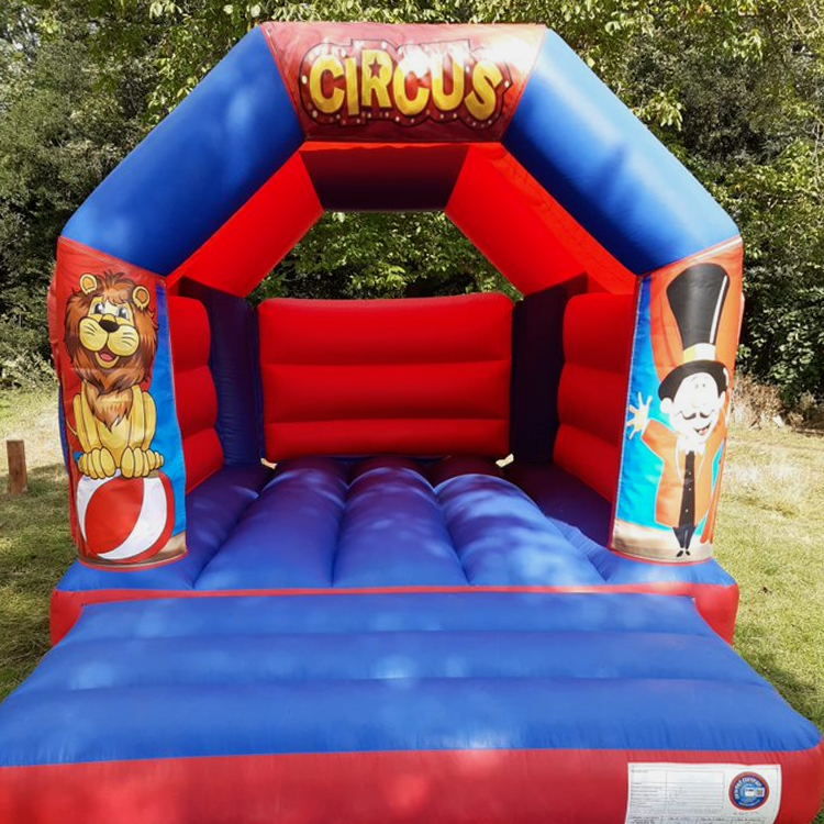 Circus Blue + Red Bouncy Castle - Inflatable, Bouncy Castle ...
