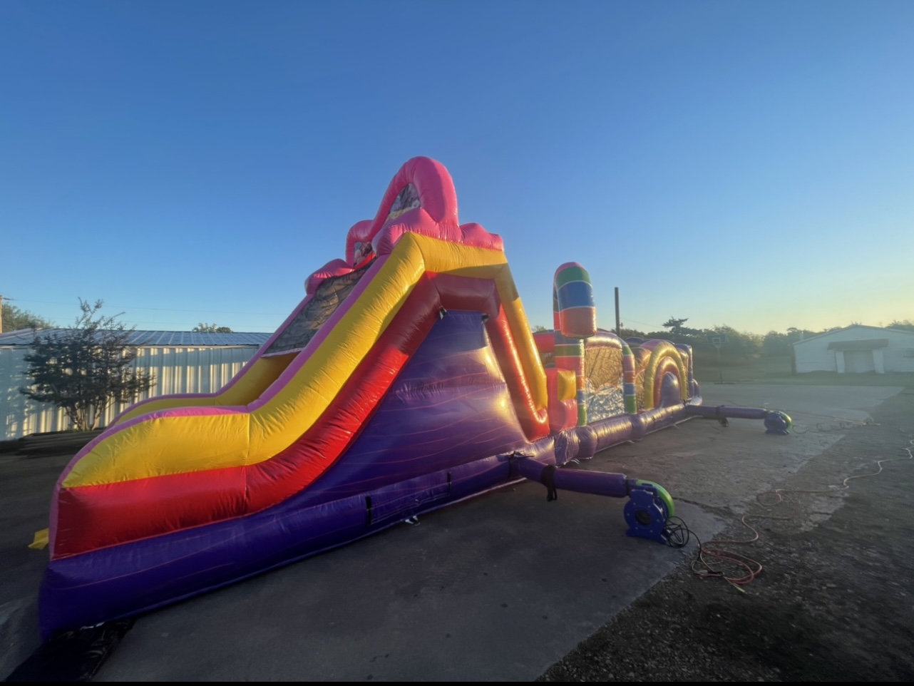 40ft Candyland Adventure Obstacle Course - Hire in Ft. Towson, Broken ...