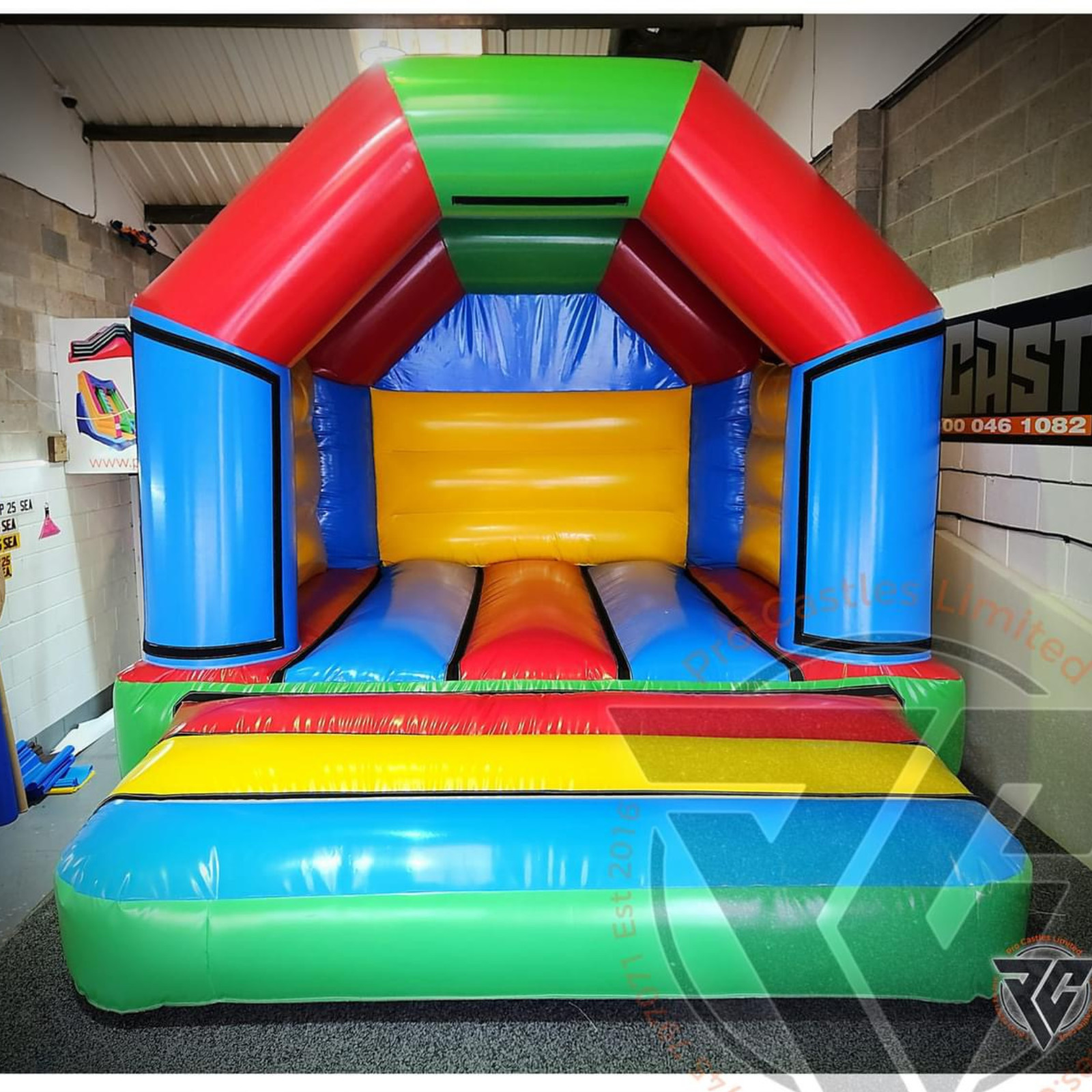 Multi Colour Bouncy Castle (12ft by 16ft) - Bouncy Castle and Party ...