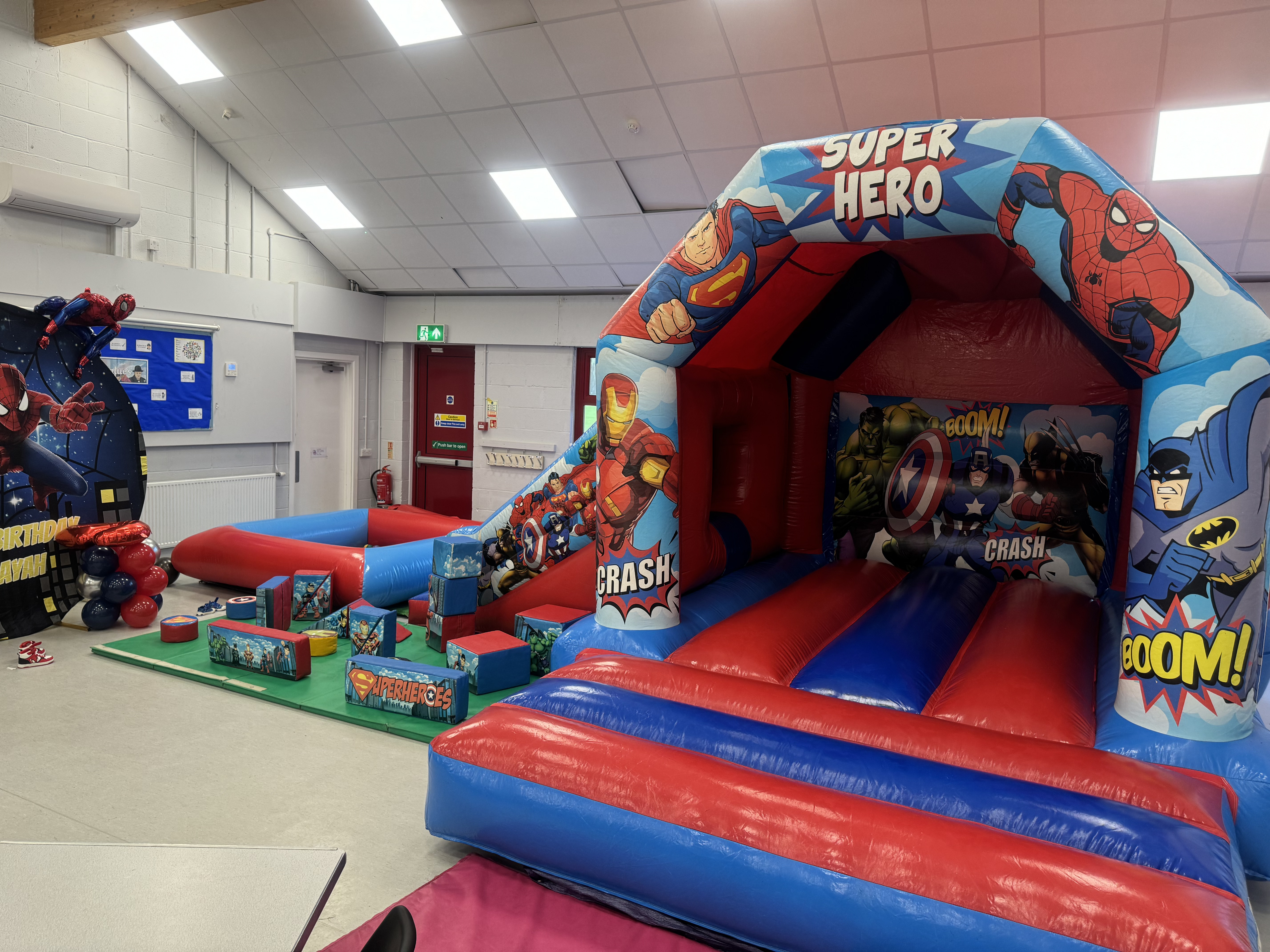 Superhero Slide Package - Bouncy Castle & Softplay Hire, Children's ...