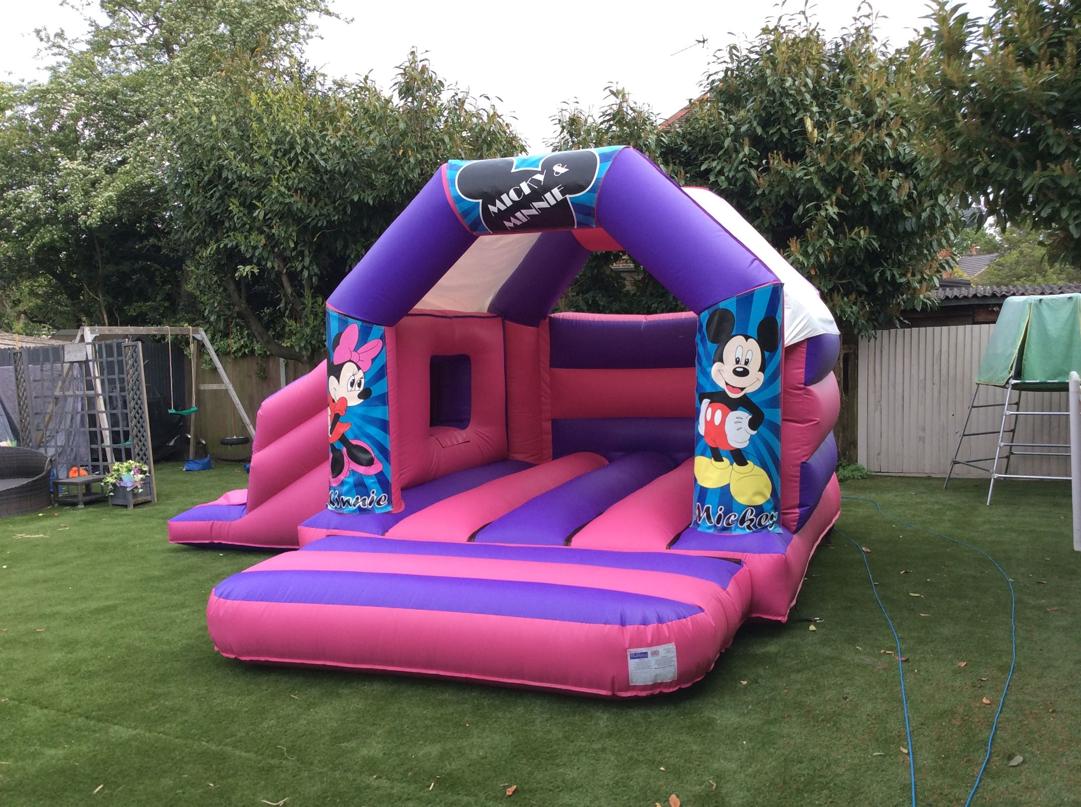 MICKEY & MINNIE MOUSE BOUNCY CASTLE 16FT vs 15ft - Bouncy Castle Hire ...