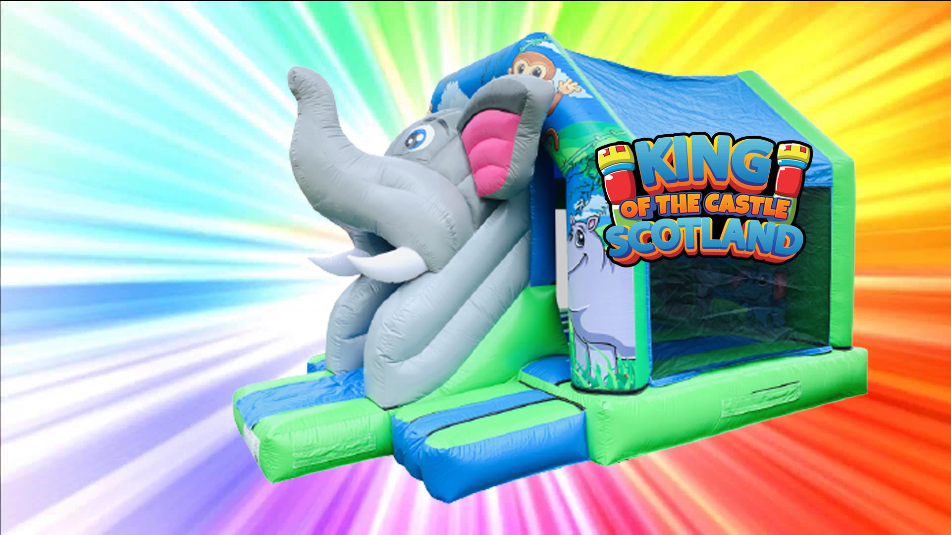 Bouncy Castle Slides (Combo) - Hire in Edinburgh, East Lothian, West ...