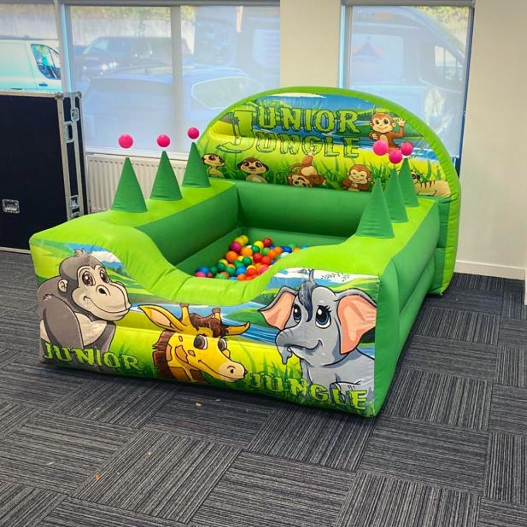Inflatable Jungle Air Juggler Pool - Soft Play Ball Pool 6ft x 7.5ft