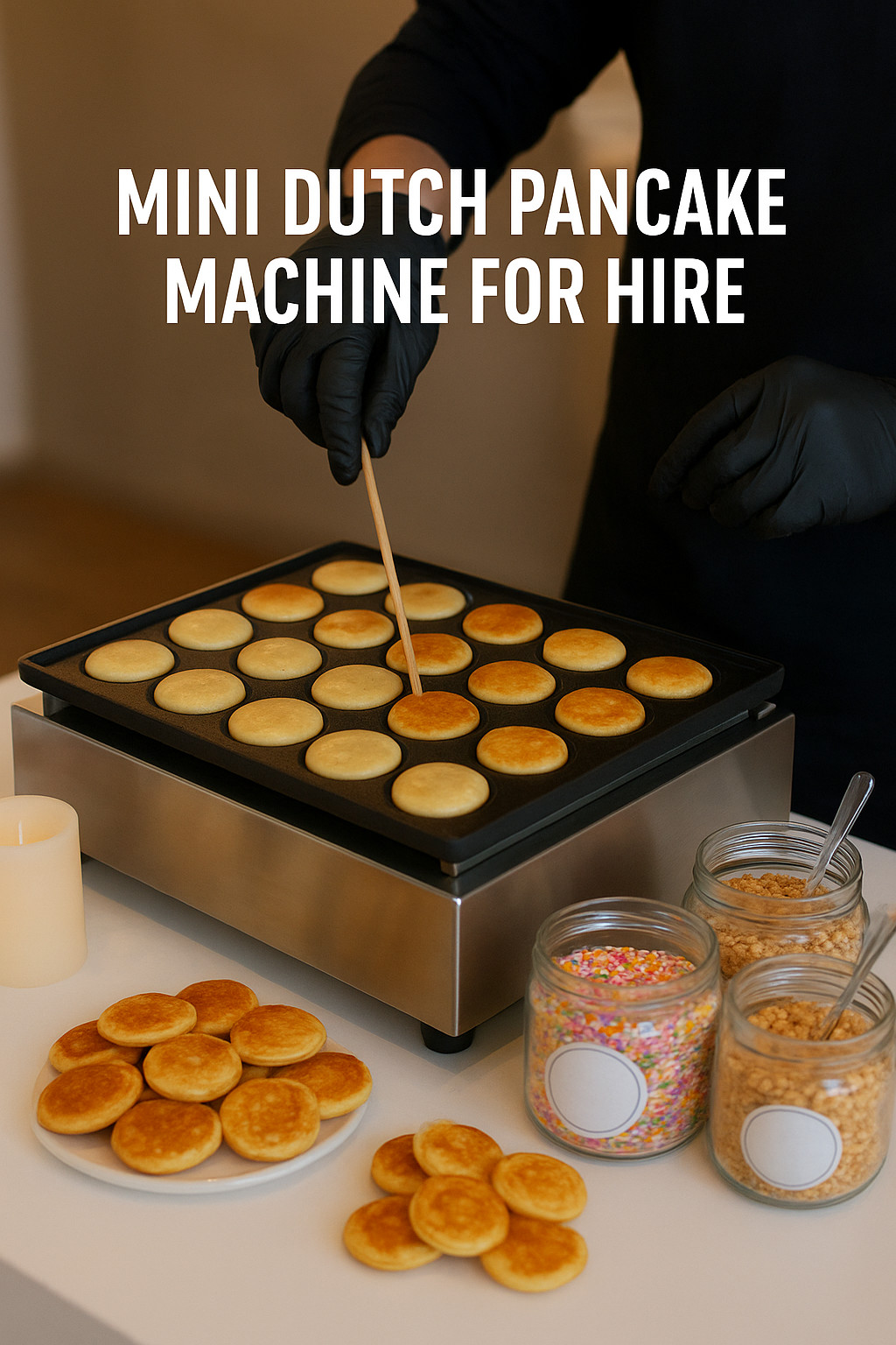Mini Dutch Pancake Machine (With Attendant Option 2) - Bouncy Castle ...