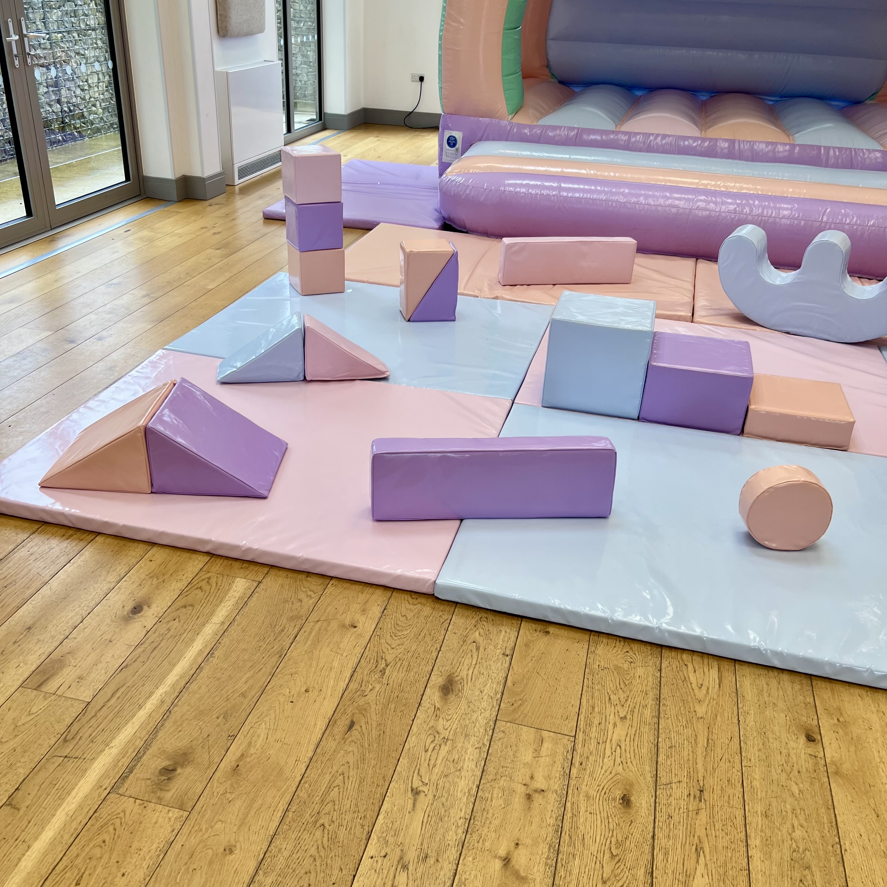 Pastel Bouncy Castle and Soft Play Package - Bouncy Castle Hire in ...