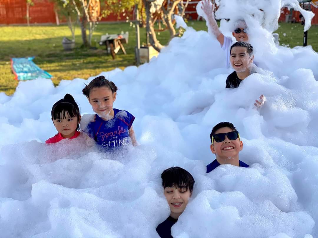2 Hour Foam Party - Rental in NC | Green's Playhouses & Rentals