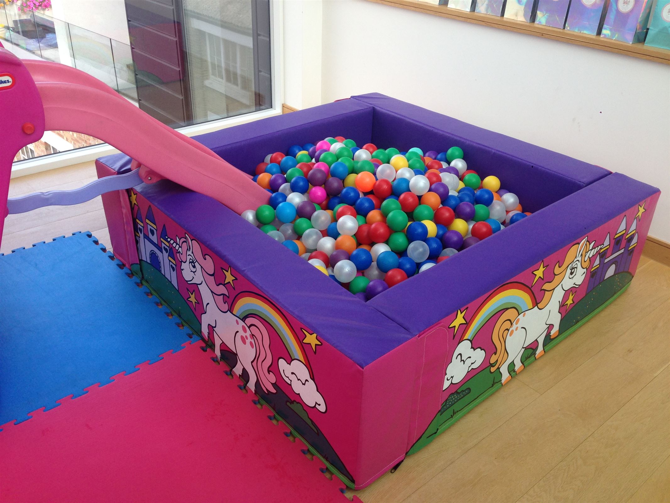 Unicorn Themed Ball Pond for hire London
