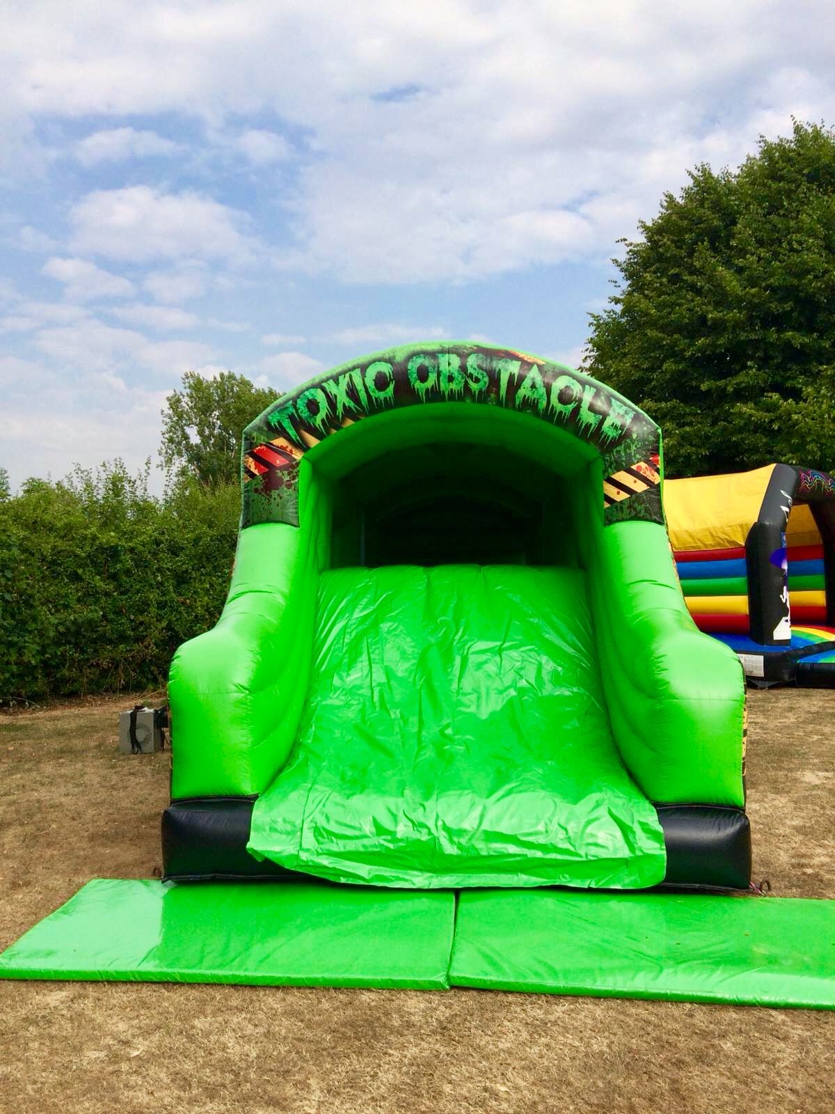 Toxic Inflatable 2 Piece Obstacle Course - Inflatable, Bouncy Castle ...