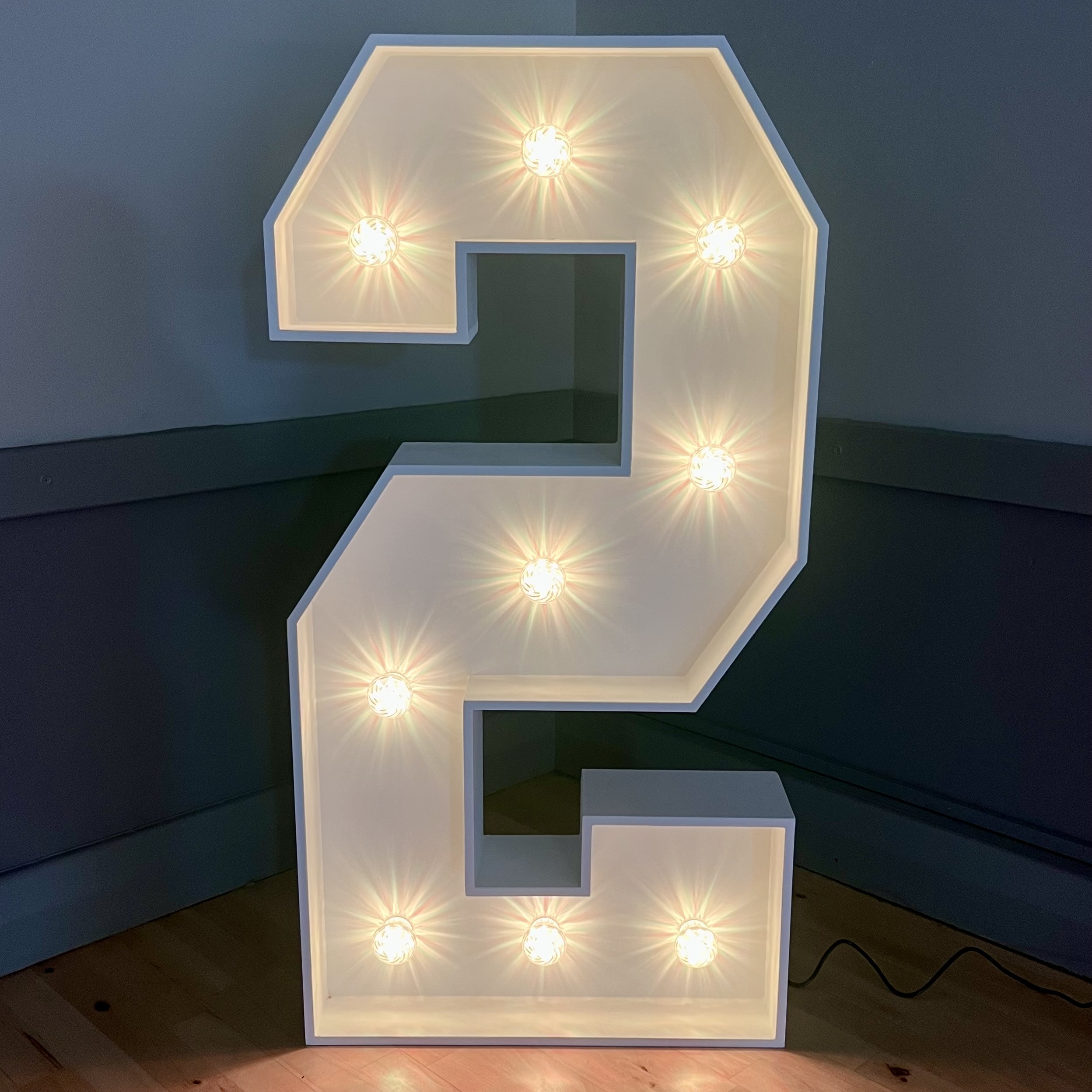 4ft Light-Up LED Numbers - Bouncy Castle Hire in Crowborough, Tunbridge ...