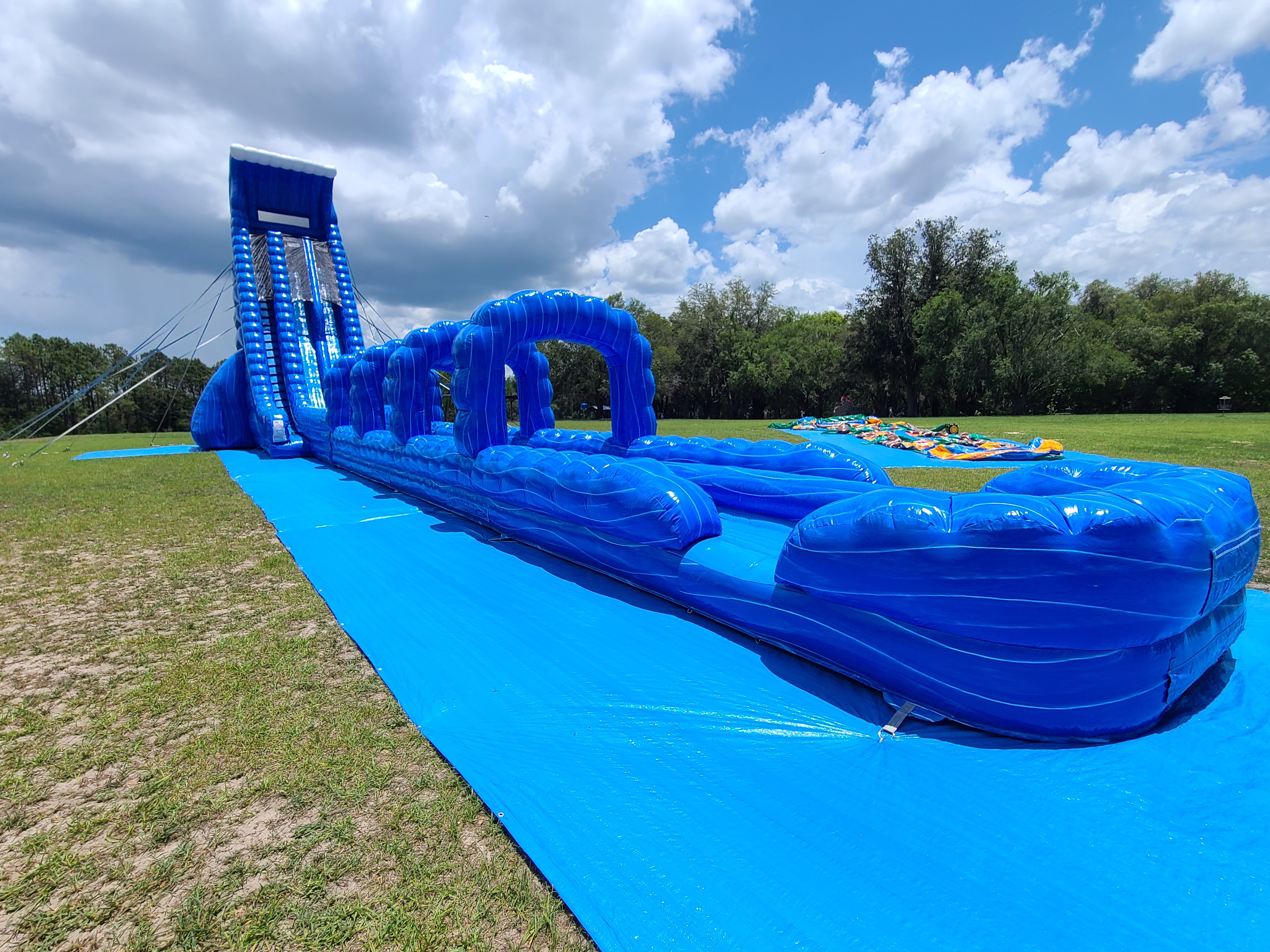 40ft Blue Mammoth - Building BIG Slides in U.S.A. | Mammoth Slides LLC