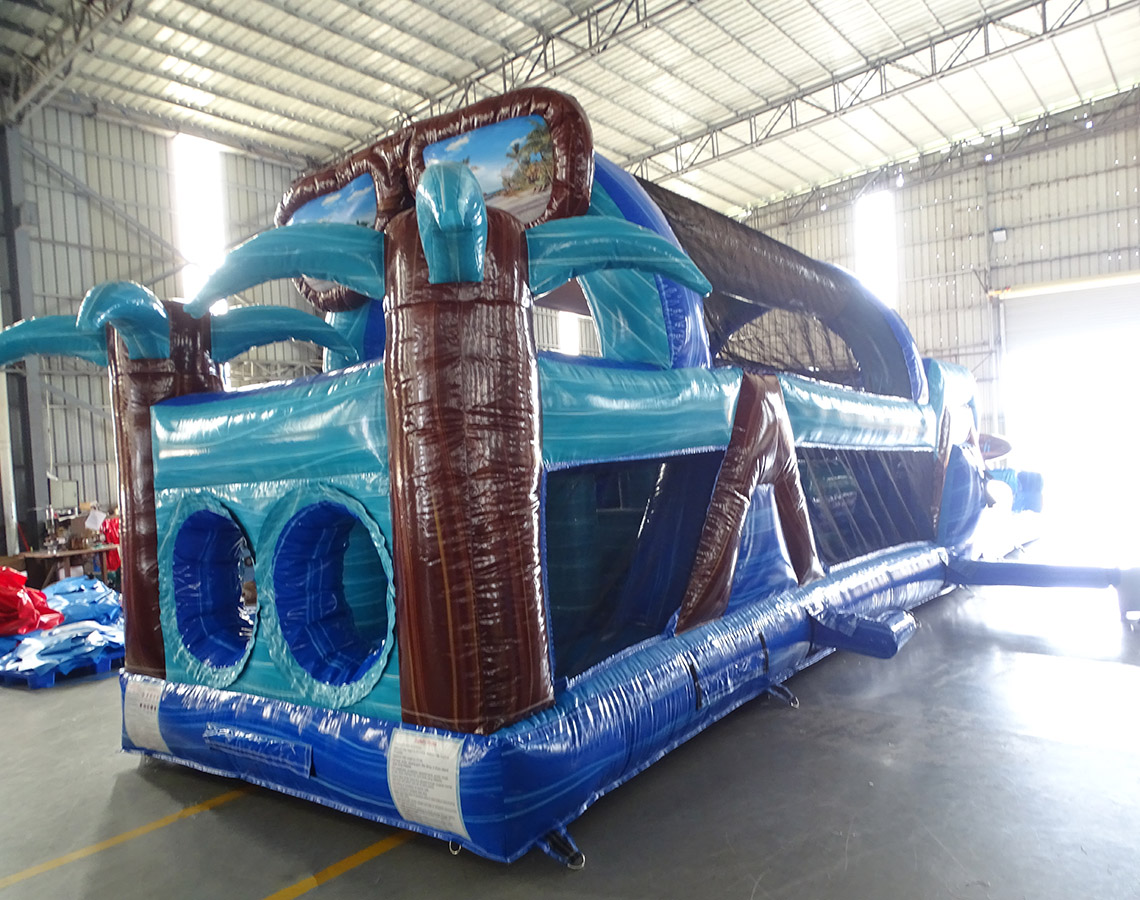 47ft South Beach Obstacle Course Rental | Lansing, MI – Bounce House K