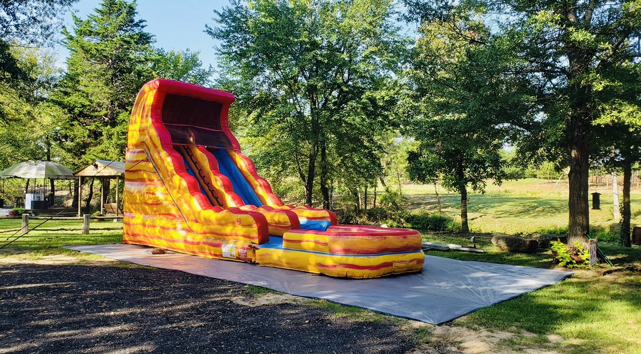 Red Marble Water Slide - Hire in Ft. Towson, Broken Bow, Wright City ...