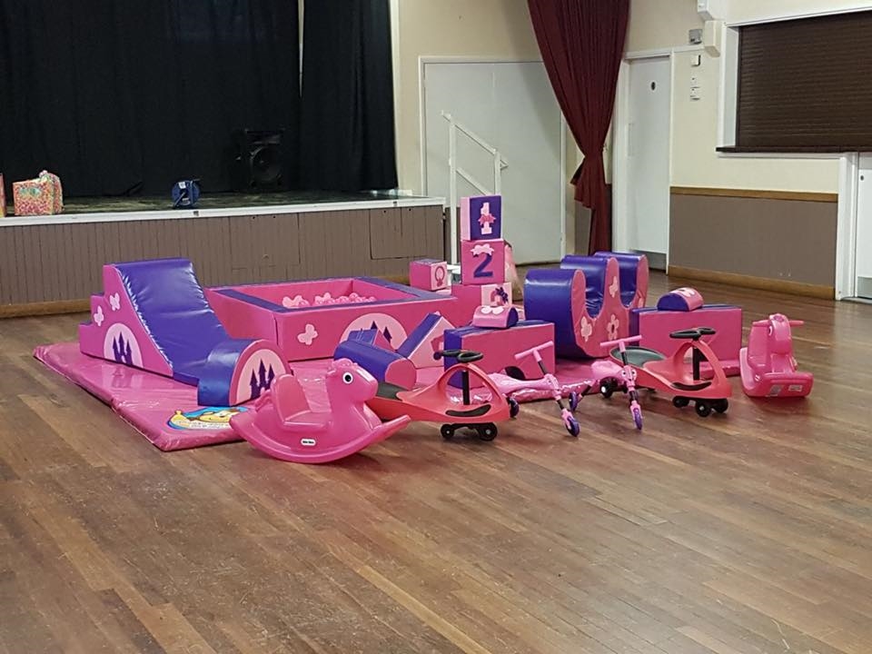 Pink and Purple Deluxe Soft Play Set - Bouncy Castle Hire in Kent