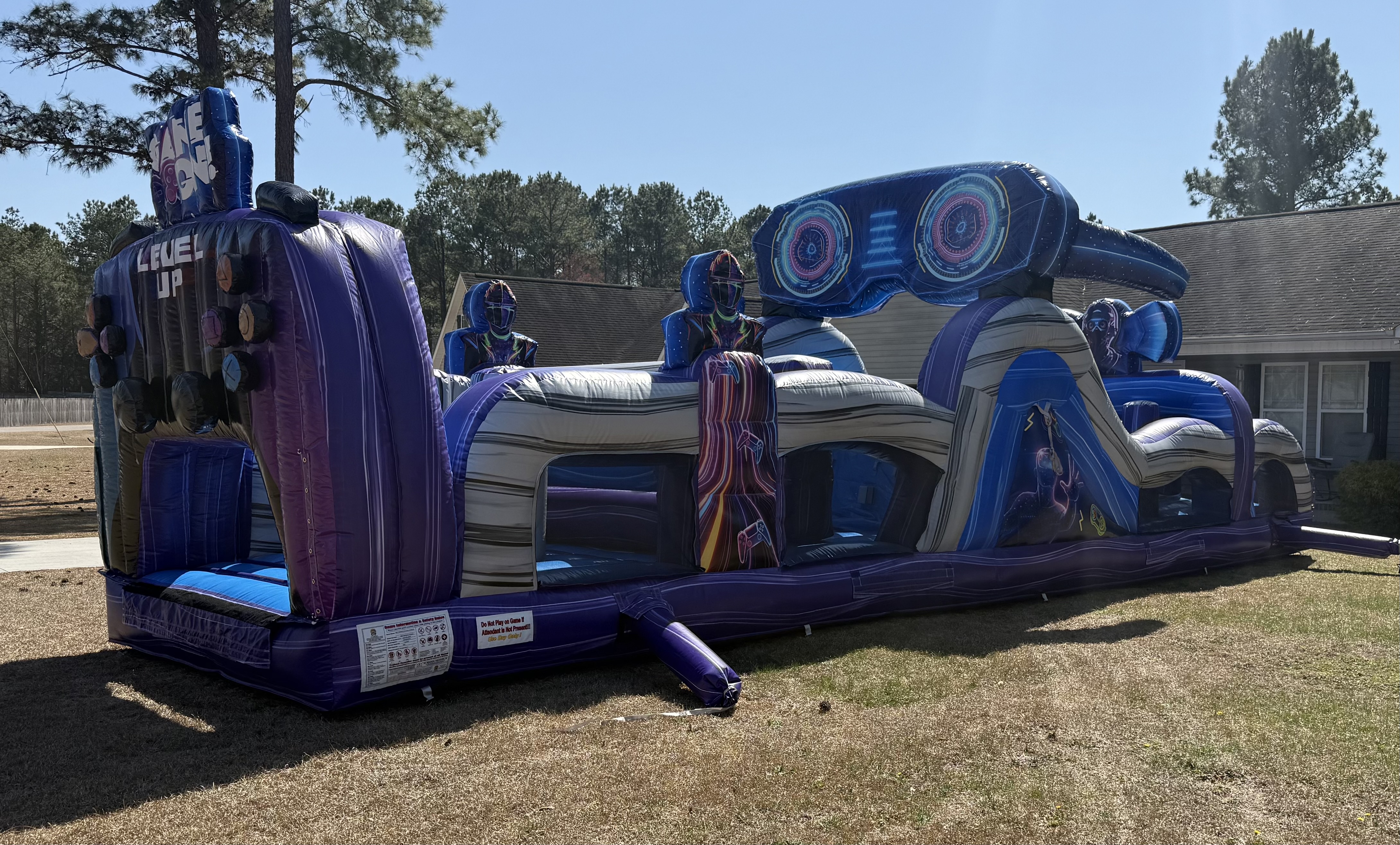 Gamer Obstacle Course Rental | Elevation Inflatables