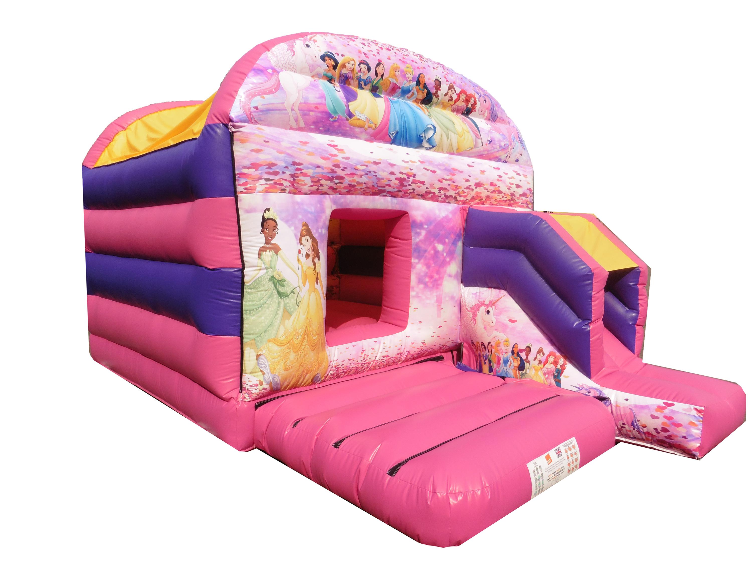 Magical Disney Princess Slide Bouncy Castle - Hire in Ware, Hoddesdon ...