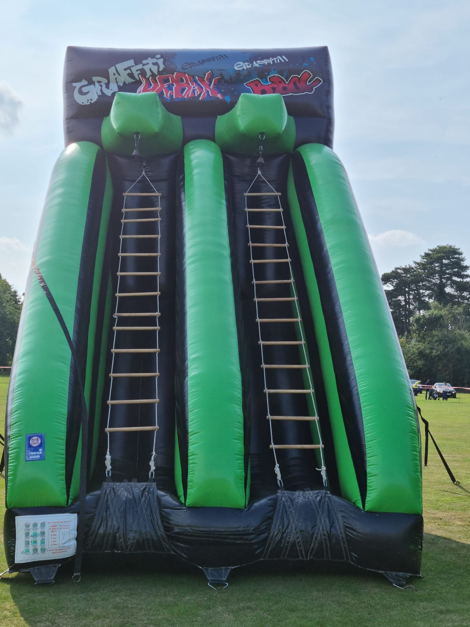 Inflatable Unclimable Ladder Hire - ice-rinks.co.uk in UK | Ice-rink Uk