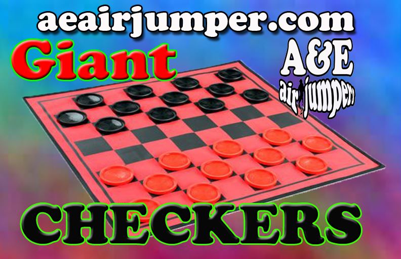 Giant Checkers - Bounce House Inflatables, Mechanical Bull, Bungee Jump ...