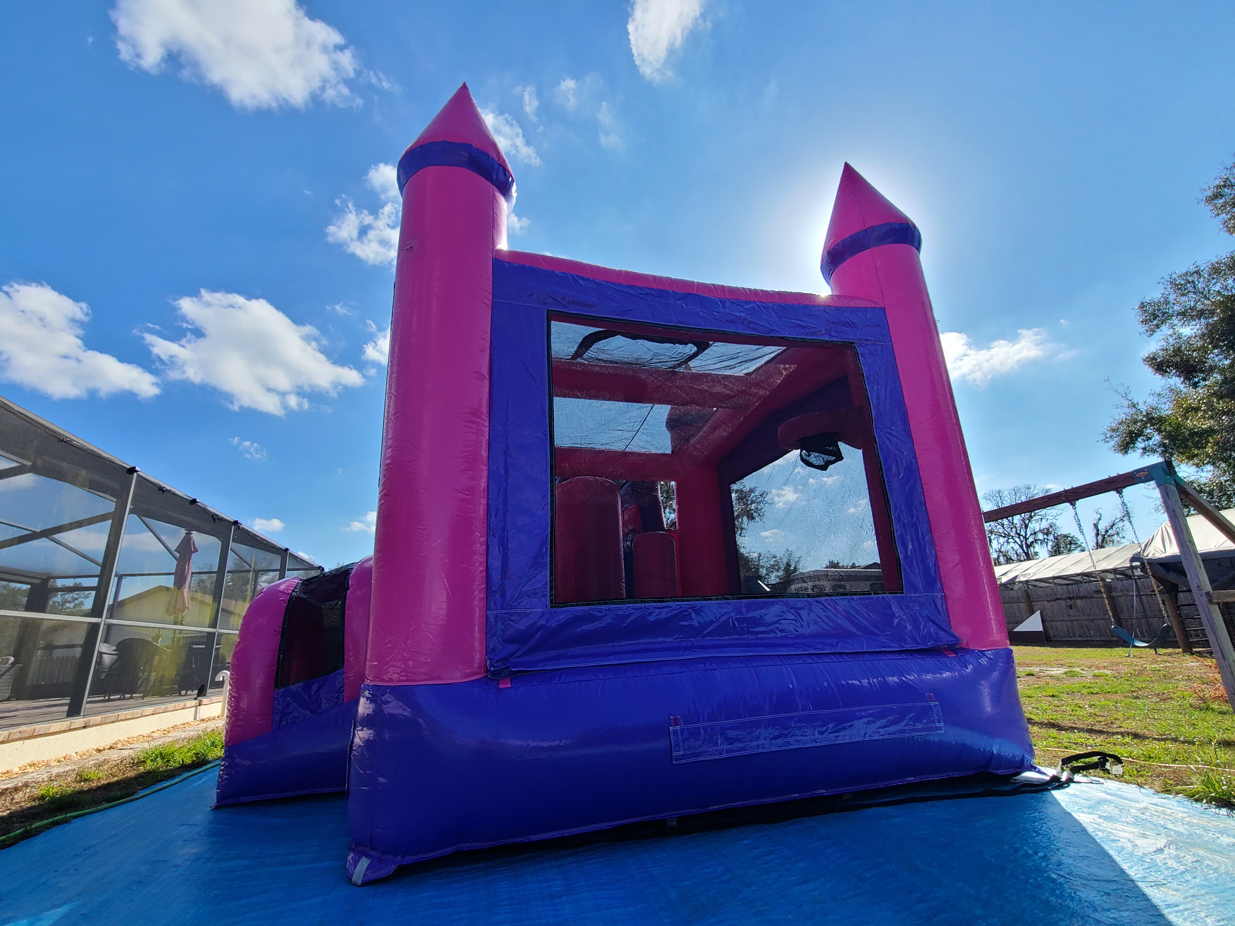 Pink Combo Double Lane Wet/Dry - Party and Inflatable Rentals in ...