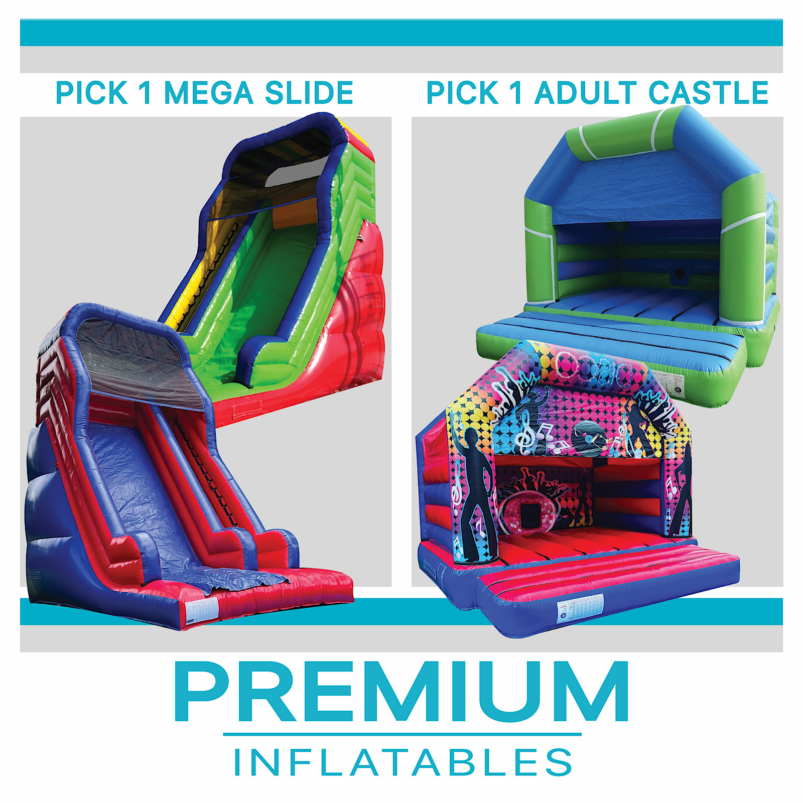 Promotional Inflatable Packages | Obstacle Courses, Mega Slides & More