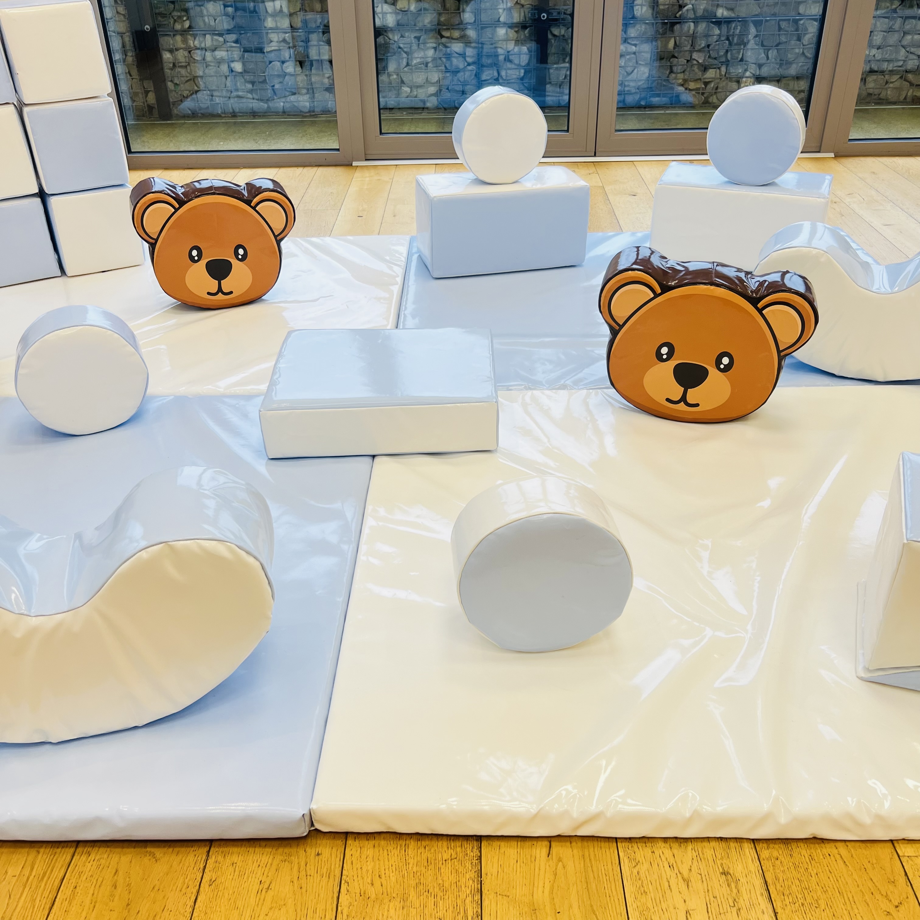 Blue Teddy Bears Soft Play and Ball Pit Package - Bouncy Castle Hire in ...