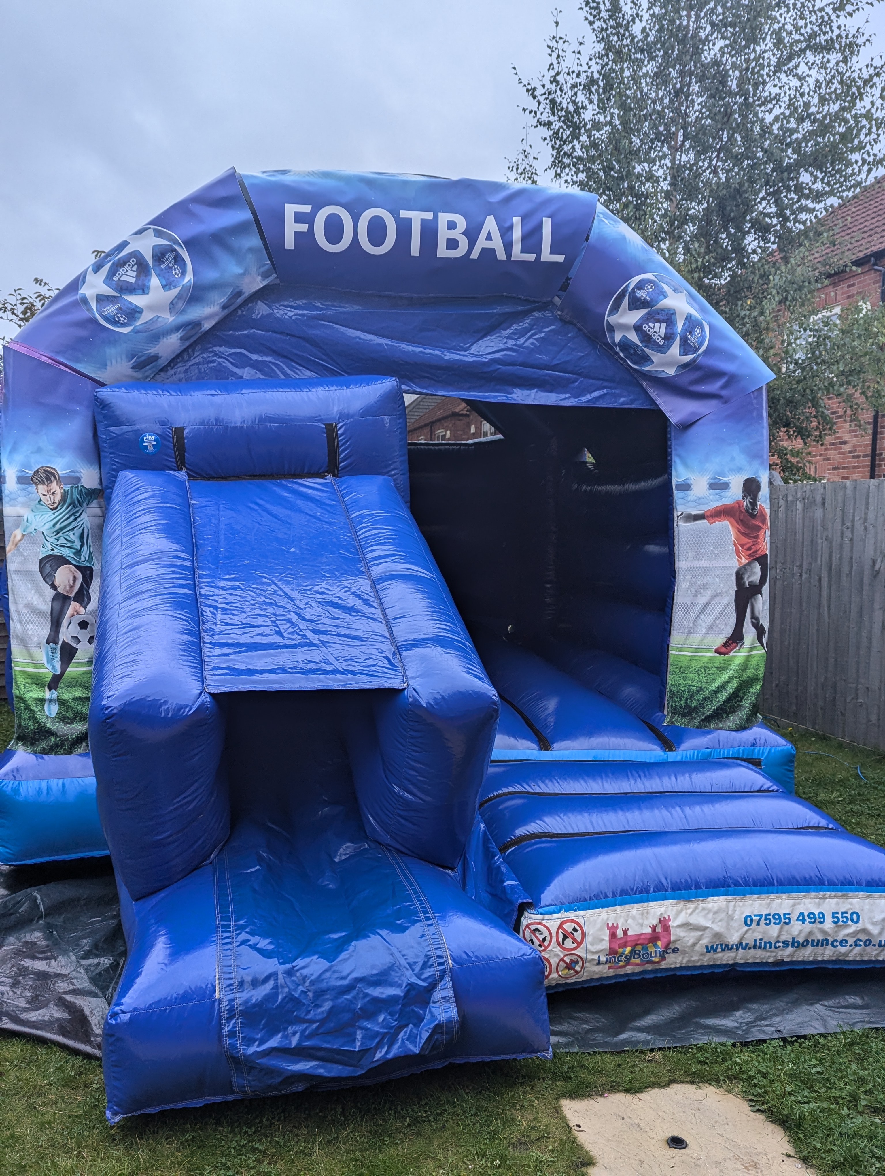 Dance & Bounce Front Combi with Football Artwork - Hire in Lincoln ...