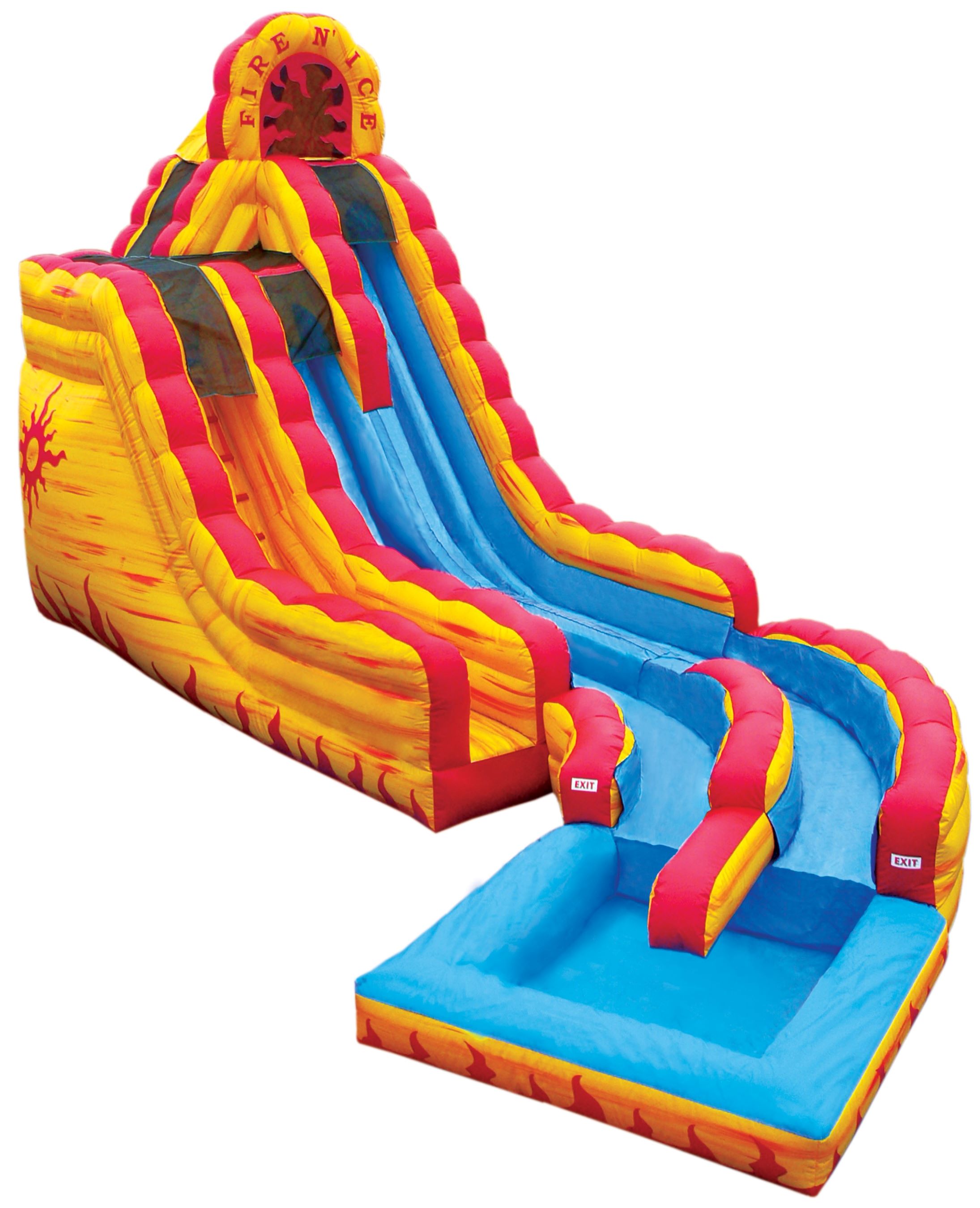 Get Soaked with Our Exciting Wet Inflatable Slides