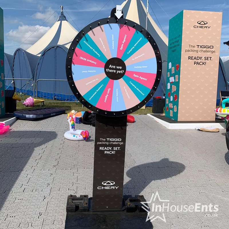 Branded Exhibition Games Hire throughout the UK from InHouse Ents Ltd