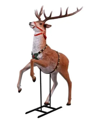 Life Size Rearing Reindeer Hire - Bouncy Castle Hire in Gillingham ...