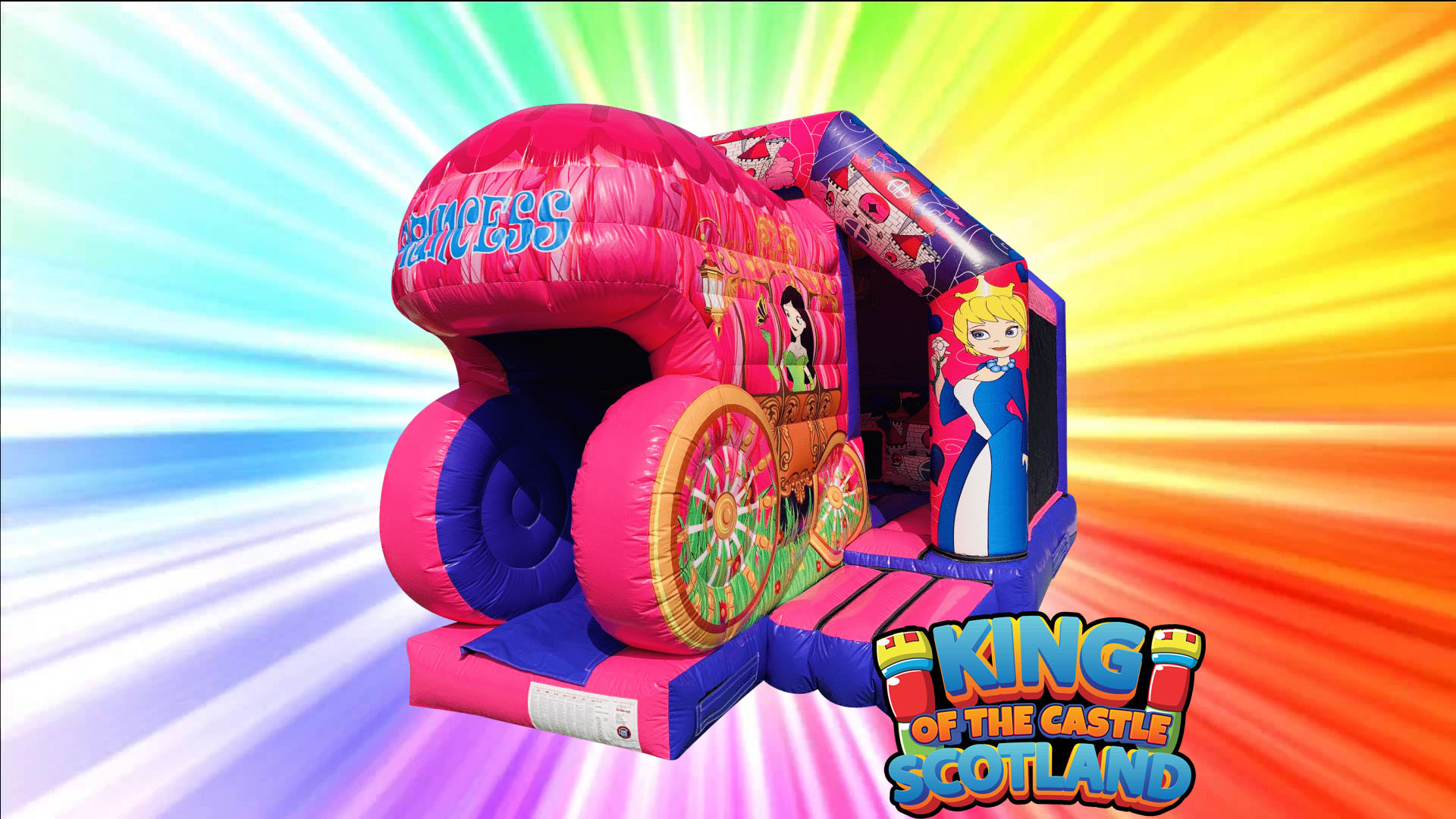 Bouncy Castle Slides (Combo) - Hire in Edinburgh, East Lothian, West ...