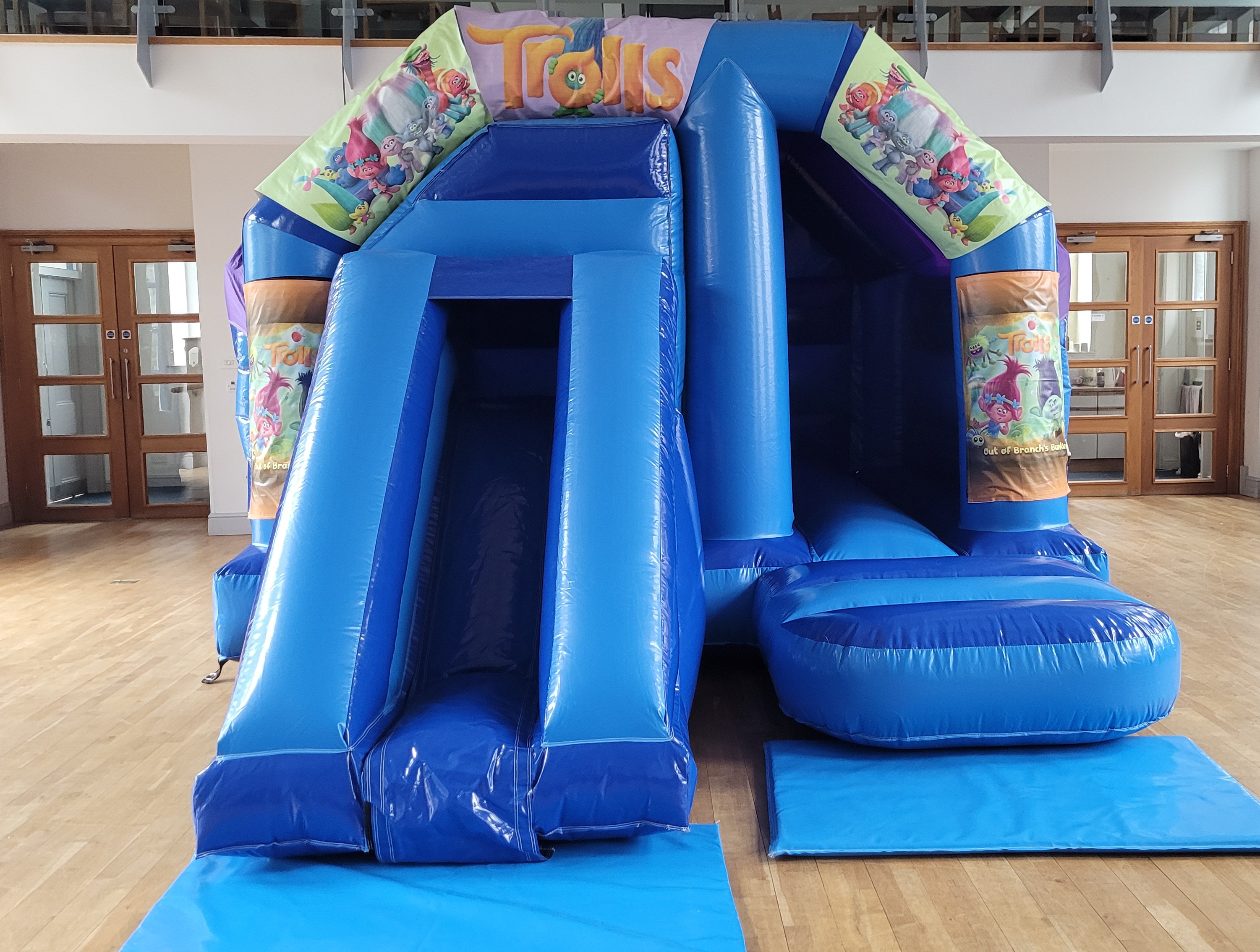 Trolls Bouncy Castle with Slide