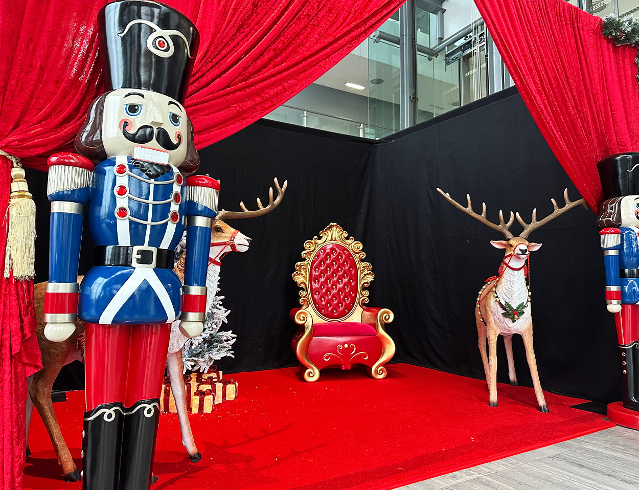 Lifesize Nutcracker Prop Hire - 6ft | Giant Christmas Decor UK