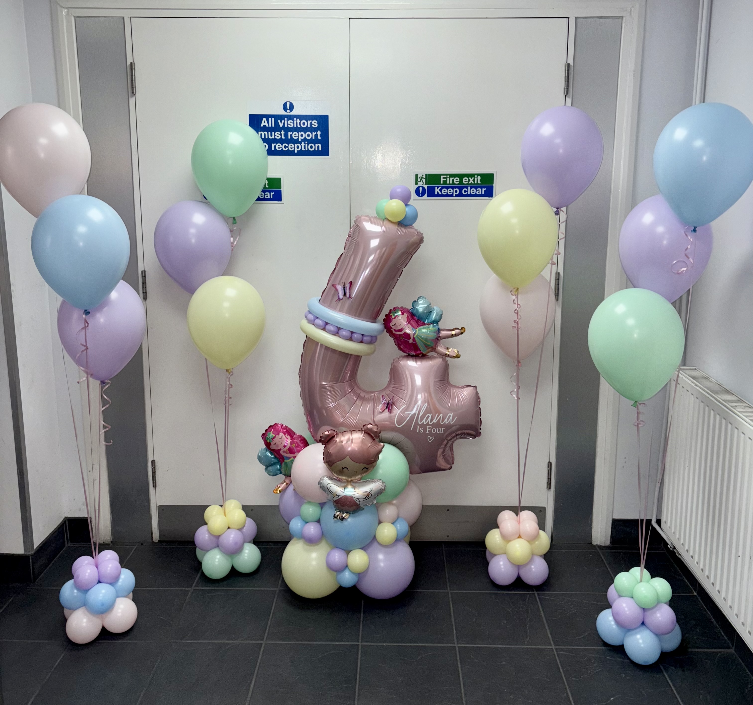 Balloon Number Displays - Hire, Balloon Displays, Bouncy Castle, Soft ...