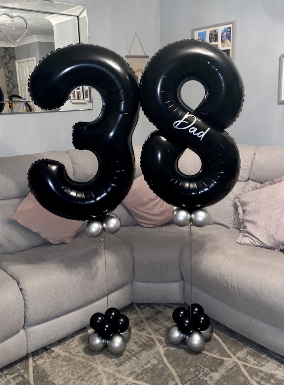 Helium Double Numbers - Hire, Balloon Displays, Bouncy Castle, Soft ...