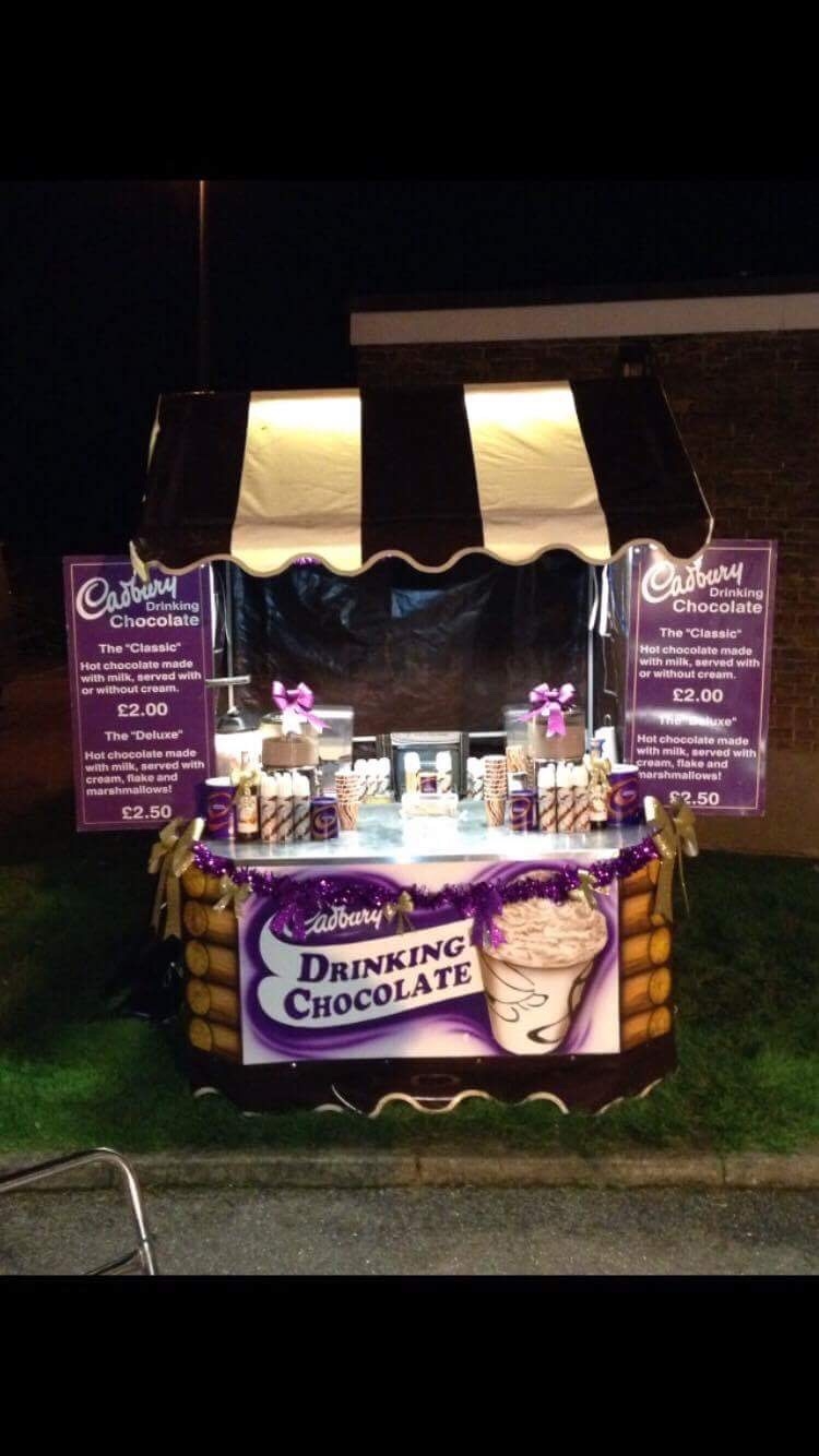 Hot Chocolate Cart | Fun Food Hire | Essex, London and Kent