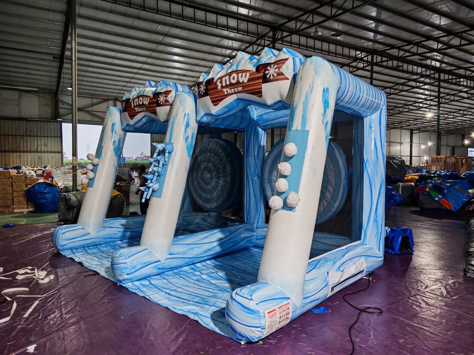 Christmas Winter Snow Throw Game Christmas - Hire in Atlanta, Austell ...