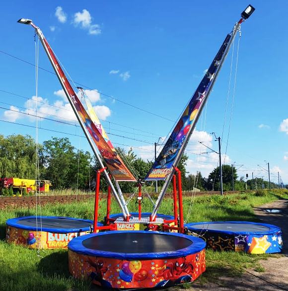 4 Round Bed Trailer Mounted Bungee Trampoline - Hire in Kilkenny ...