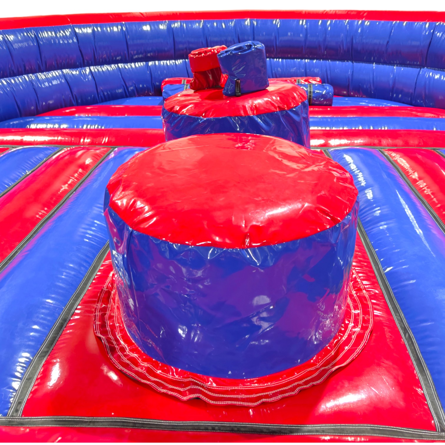 BBOL-299 - 26x22x5ft - Oval Gladiator Duel (Inflatable Podia) XL - (Red ...