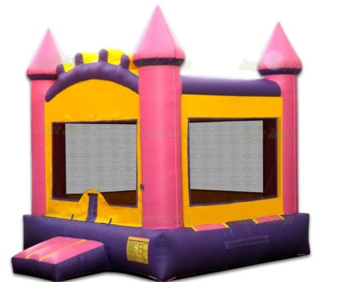 Dark Green and Pink Standard Bounce Castle - Party Rentals in Harford ...
