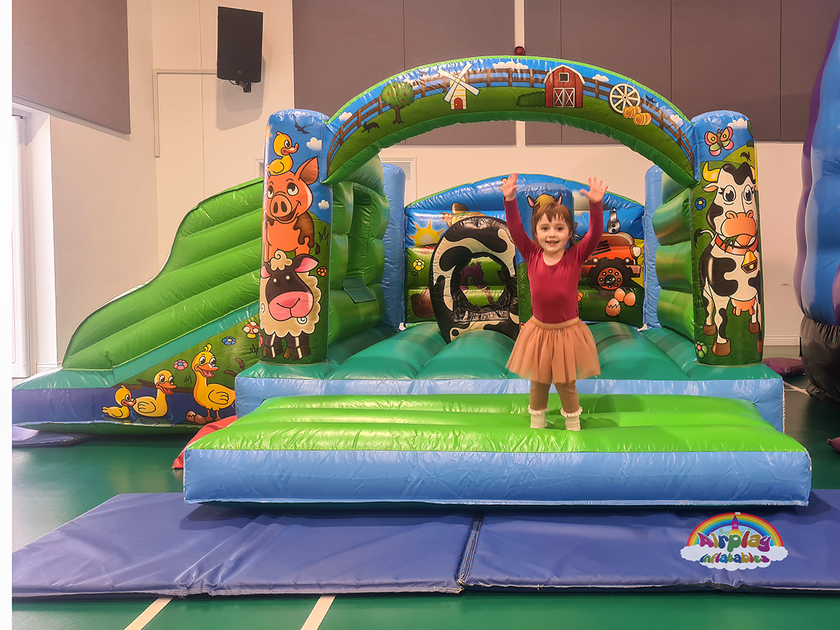 Farm Bouncy Castle Hire | Inflatable Farm Themed Fun!