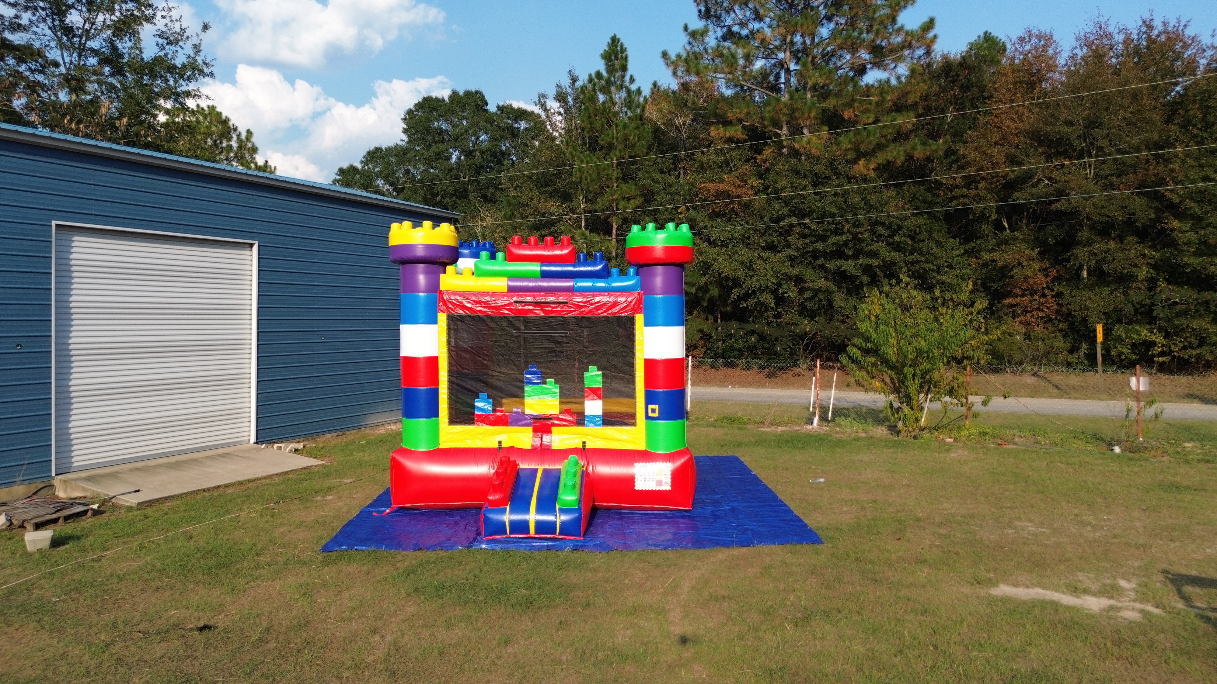 3D Lego Bounce House - Bounce House, Waterslides, Obstacle Courses ...