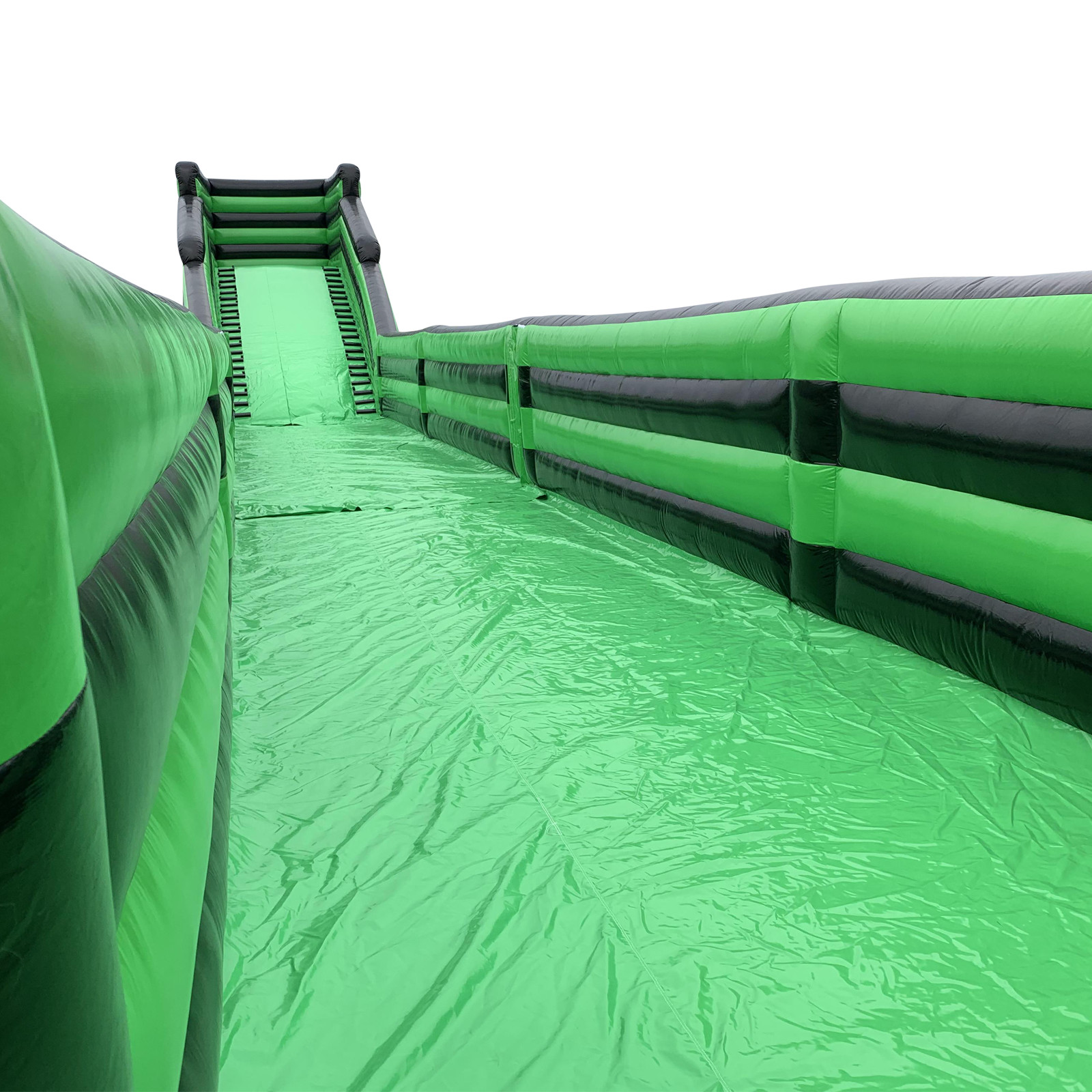 BBOL-229 - 120x13.2x23ft - 3 Part Zorb Ramp with extension lane (Black ...