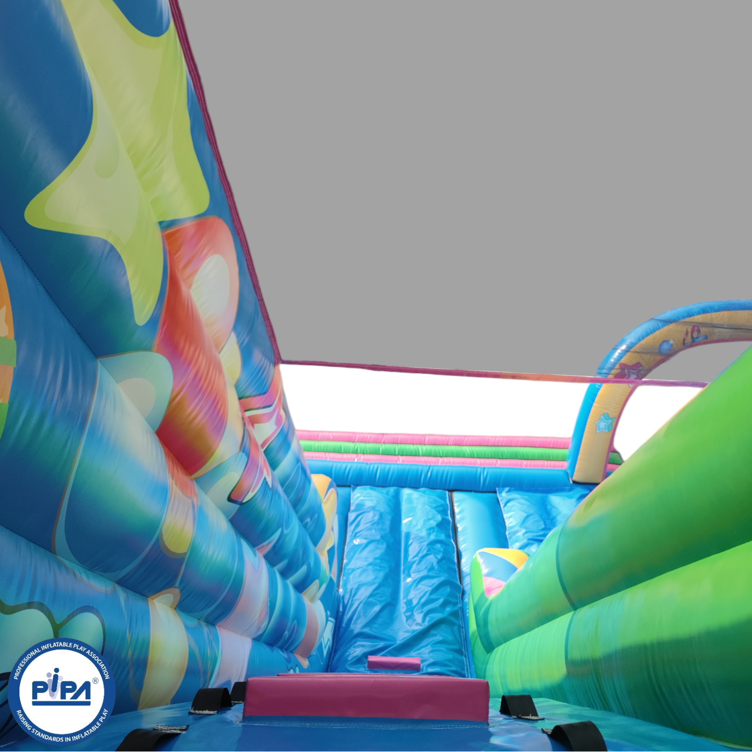 BBOL-279 - 30x30x25ft - Showmans Activity Centre - (Ice blue, Yellow ...