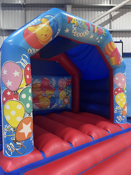Party Time Bouncy Castle for Hire – Fun & Colorful Inflatable for Kids