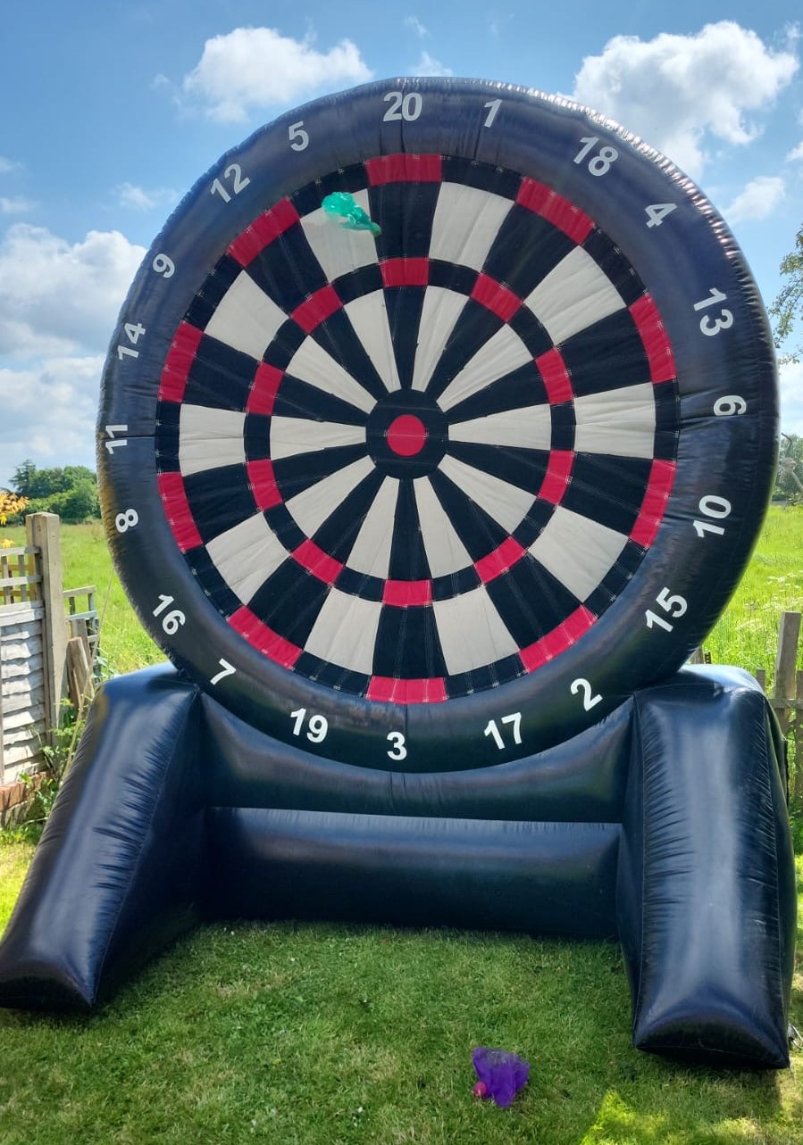 Darts Dartboard Inflatable Game 9ft x 9ft - Bouncy Castle Hire in Kent ...