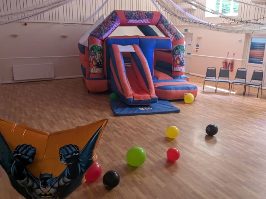 Superhero Marvel Bouncy Castle Hire