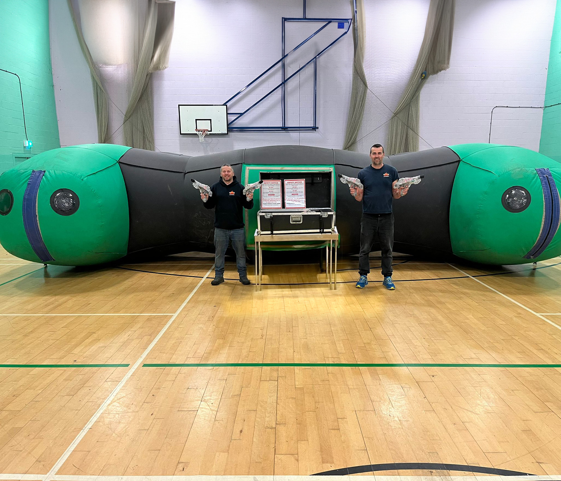 Large Laser Quest Mega Maze - Inflatable, Bouncy Castle, Entertainment ...