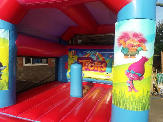 Trolls themed Bouncy Castle