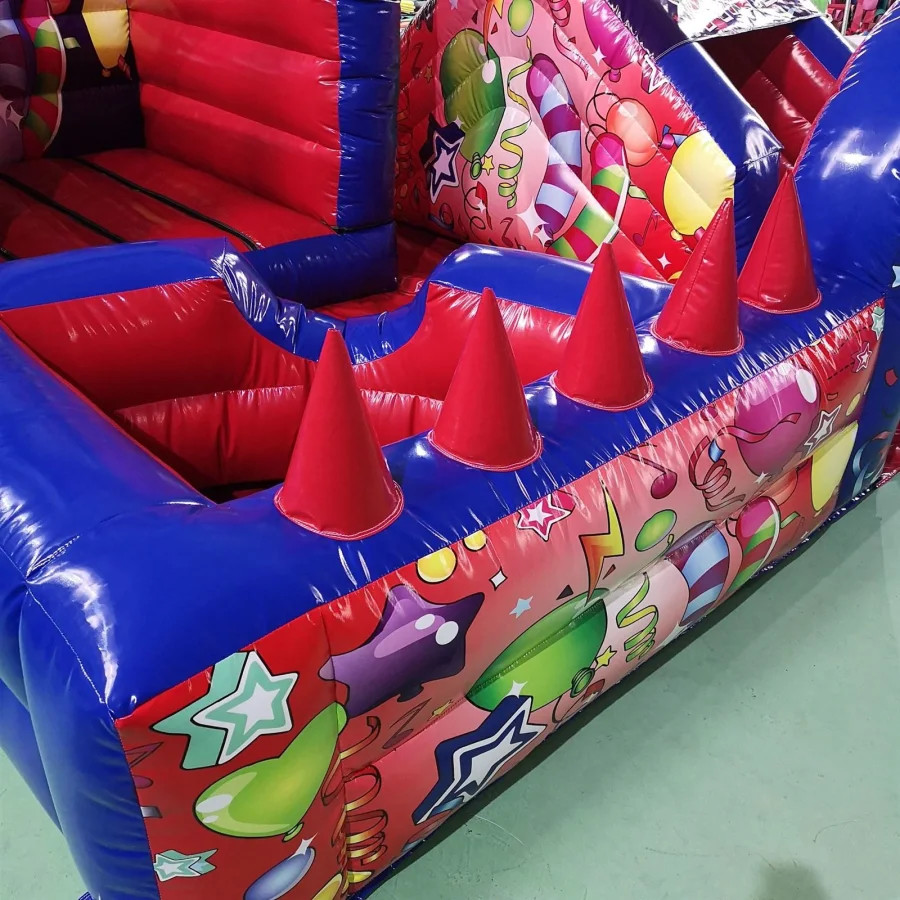 BBOL-116 - 15x15x6.5ft - Playpark - (Red & Blue Partytime) - Bouncy ...